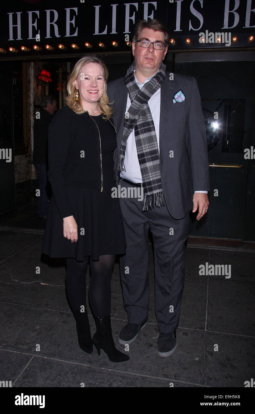 Opening night of Broadway's Cabaret at Studio 54 - Arrivals. Featuring ...