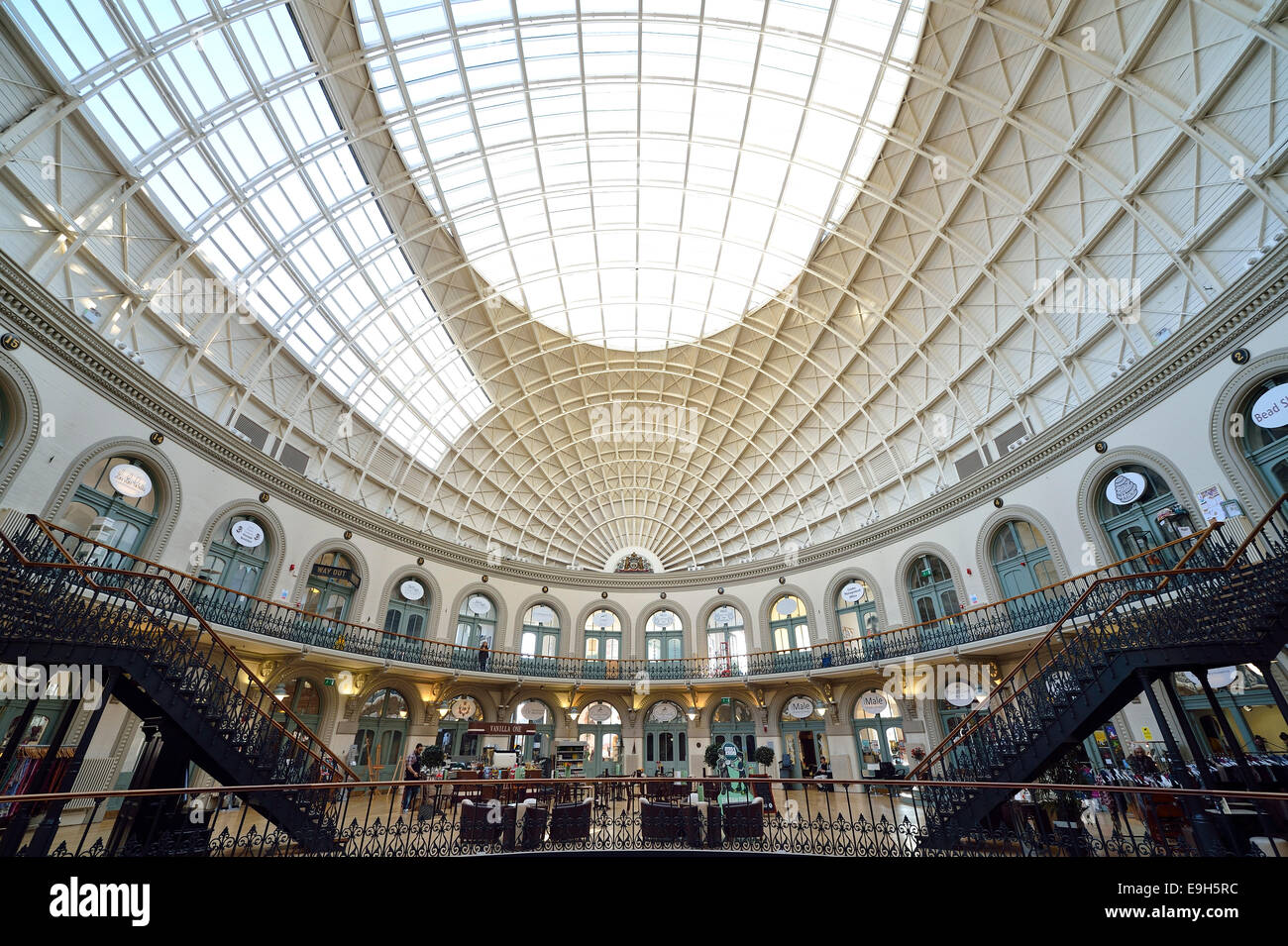Leeds Corn Exchange shopping center, former Corn Exchange, Leeds, West ...