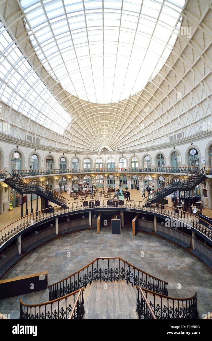 Leeds Corn Exchange shopping center, former Corn Exchange, Leeds, West ...
