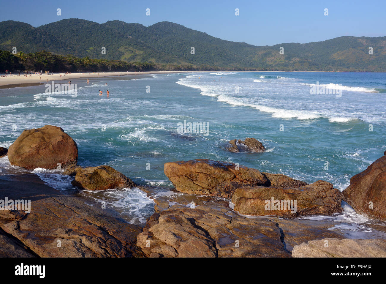 Lopes Mendes beach, Angra dos Reis, Ilha Grande, State of Rio de ...