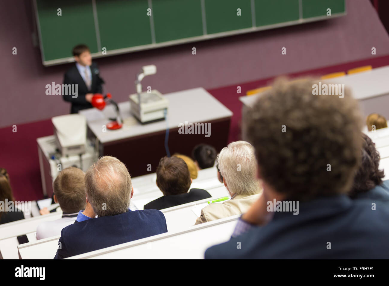Lecture at university Stock Photo - Alamy