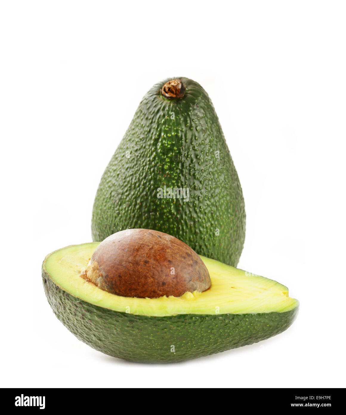 Ripe avocado Cut Out Stock Images & Pictures - Alamy