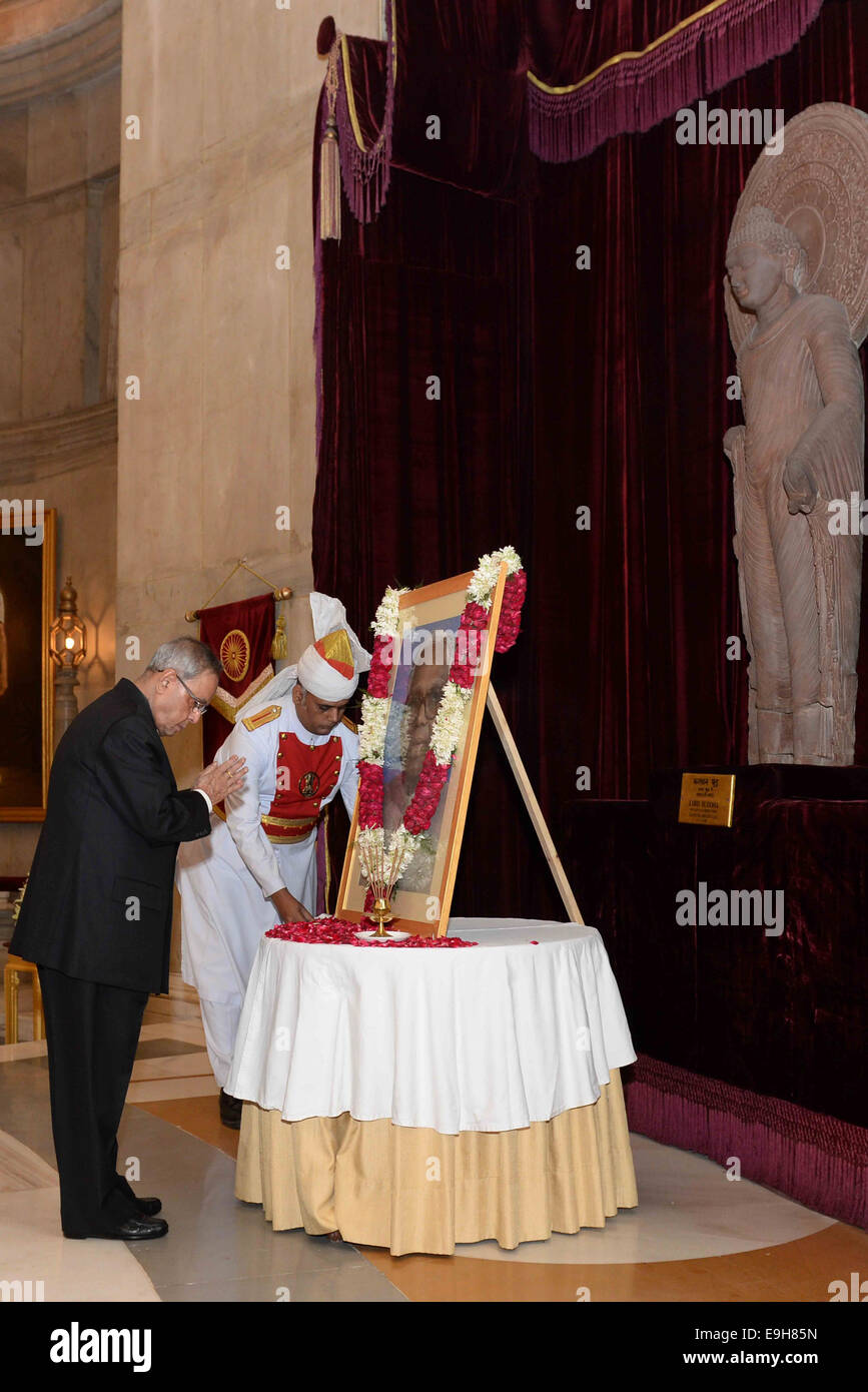 New Delhi, India. 27th October, 2014. The President of India, Shri ...