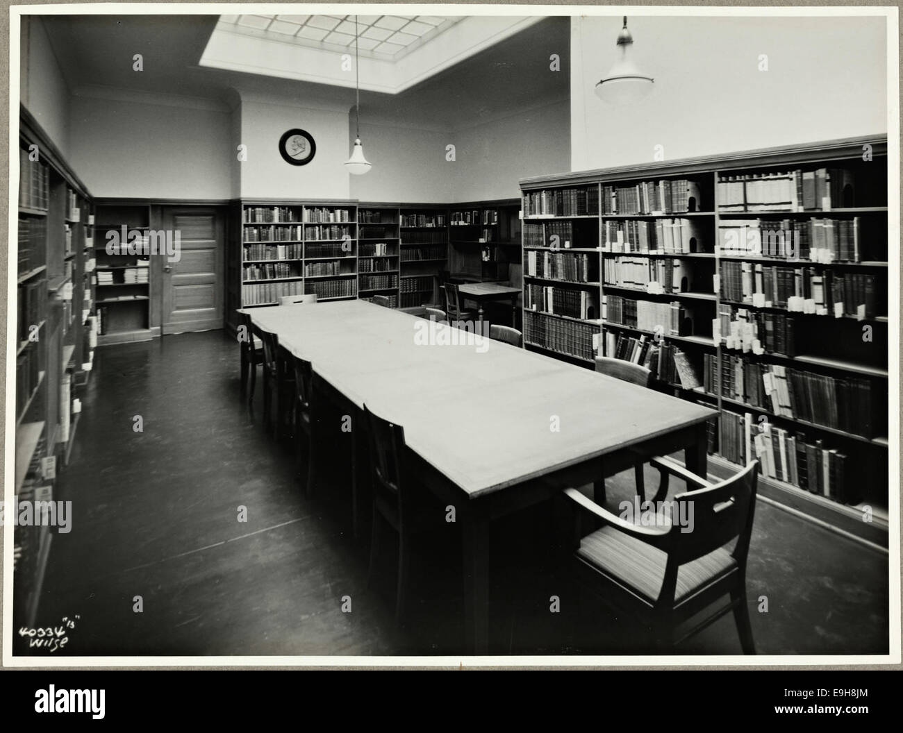 Photograph of the seminar room or studio for library literature at the ...