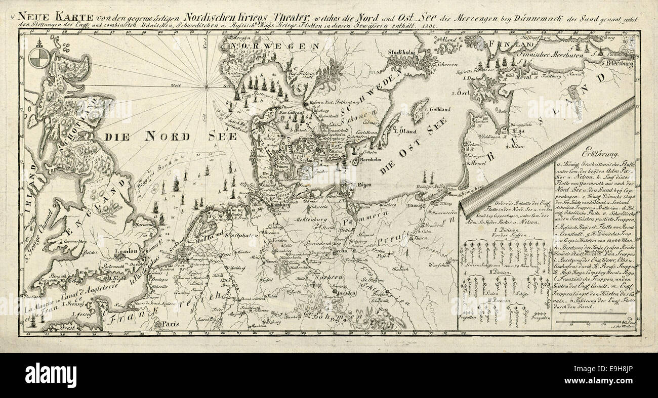 1801 europe map hi-res stock photography and images - Alamy