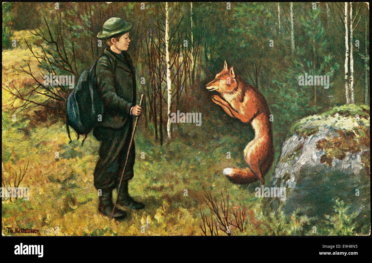 This illustration by Theodor Kittelsen is from his collection of fairy ...