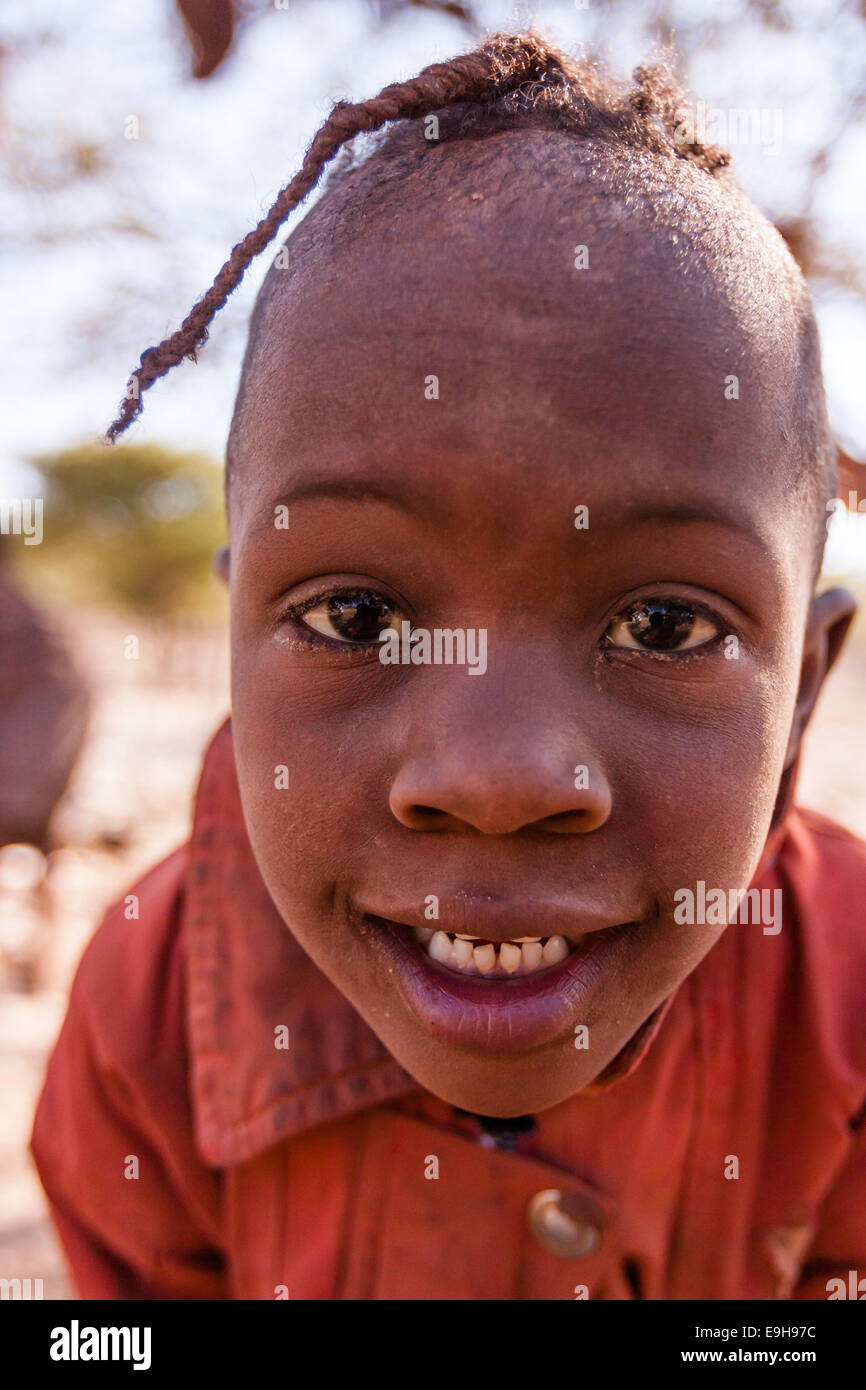 Himba boy, Kaokoveld, Kunene Region, Namibia Stock Photo - Alamy