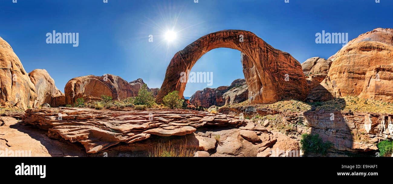 Rainbow Bridge natural arch, Rainbow Bridge National Monument ...