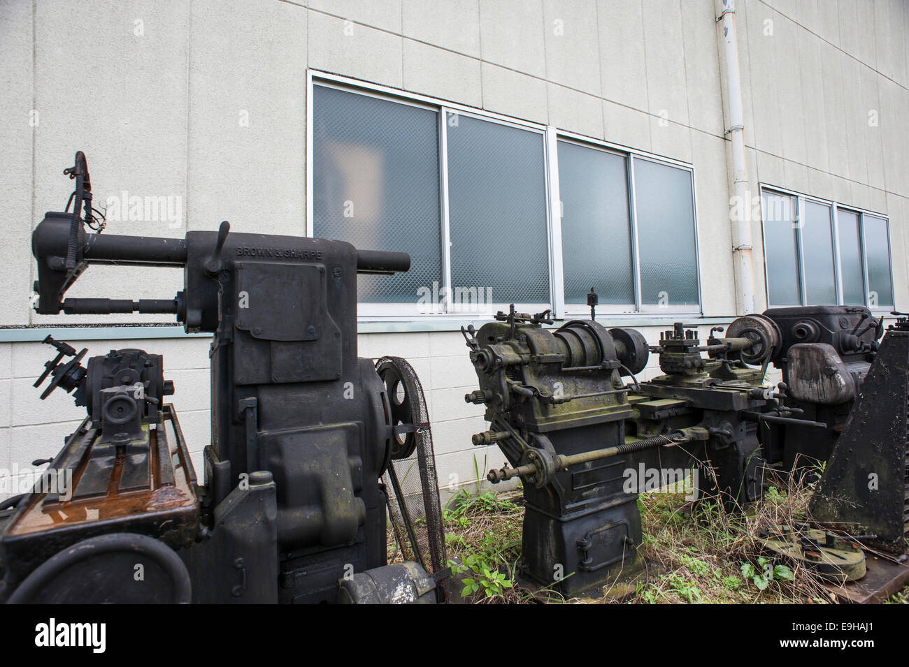 Redundant Engineering Machines, Japan Stock Photo - Alamy