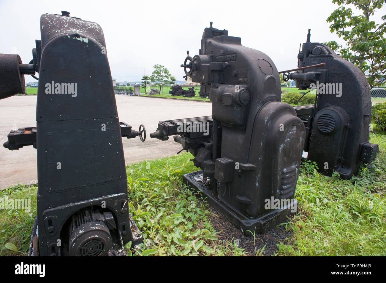 Redundant Engineering Machines, Japan Stock Photo - Alamy
