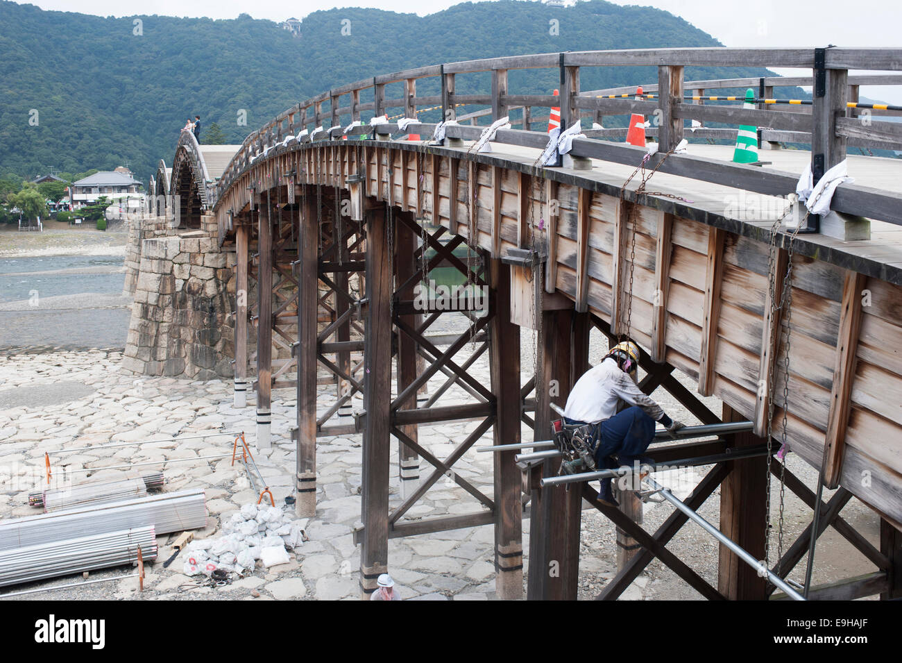 Iwakuni Bridge, Yamaguchi, Japan Stock Photo - Alamy