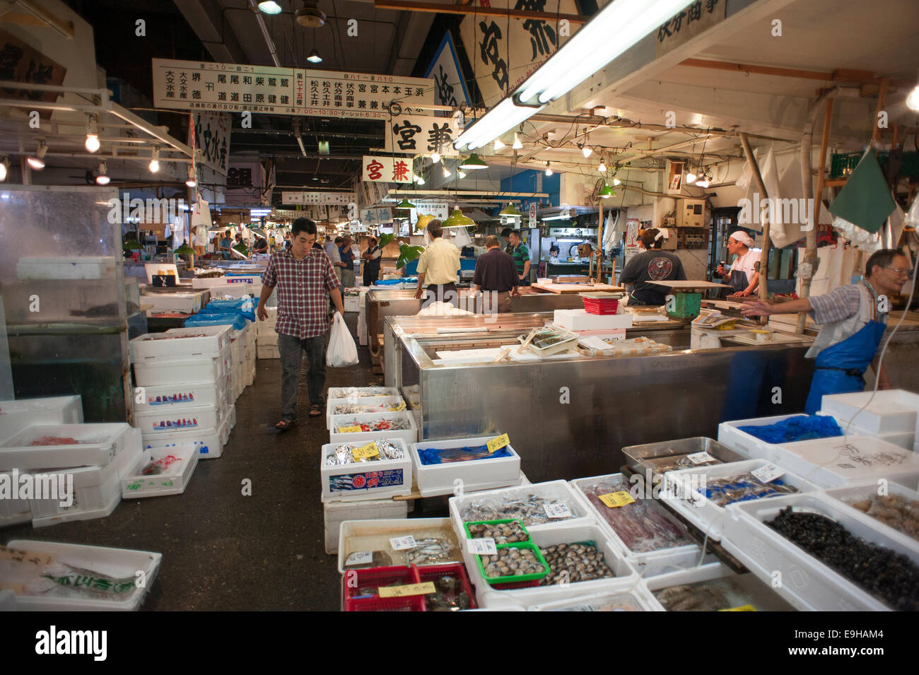 Tokyo outer fish market hi-res stock photography and images - Alamy