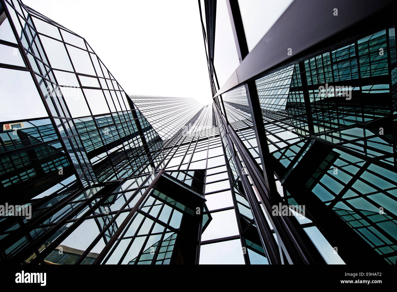 Glass facade, Frankfurt am Main, Hesse, Germany Stock Photo - Alamy