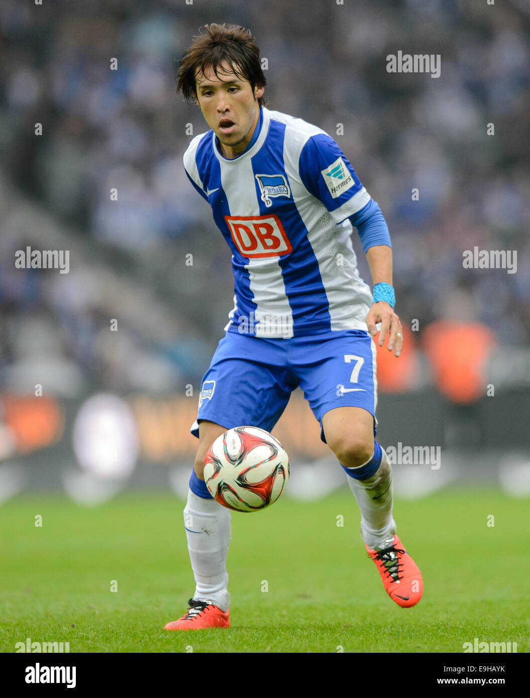 Berlin's Hajime Hosogai during the German Bundesliga football match ...
