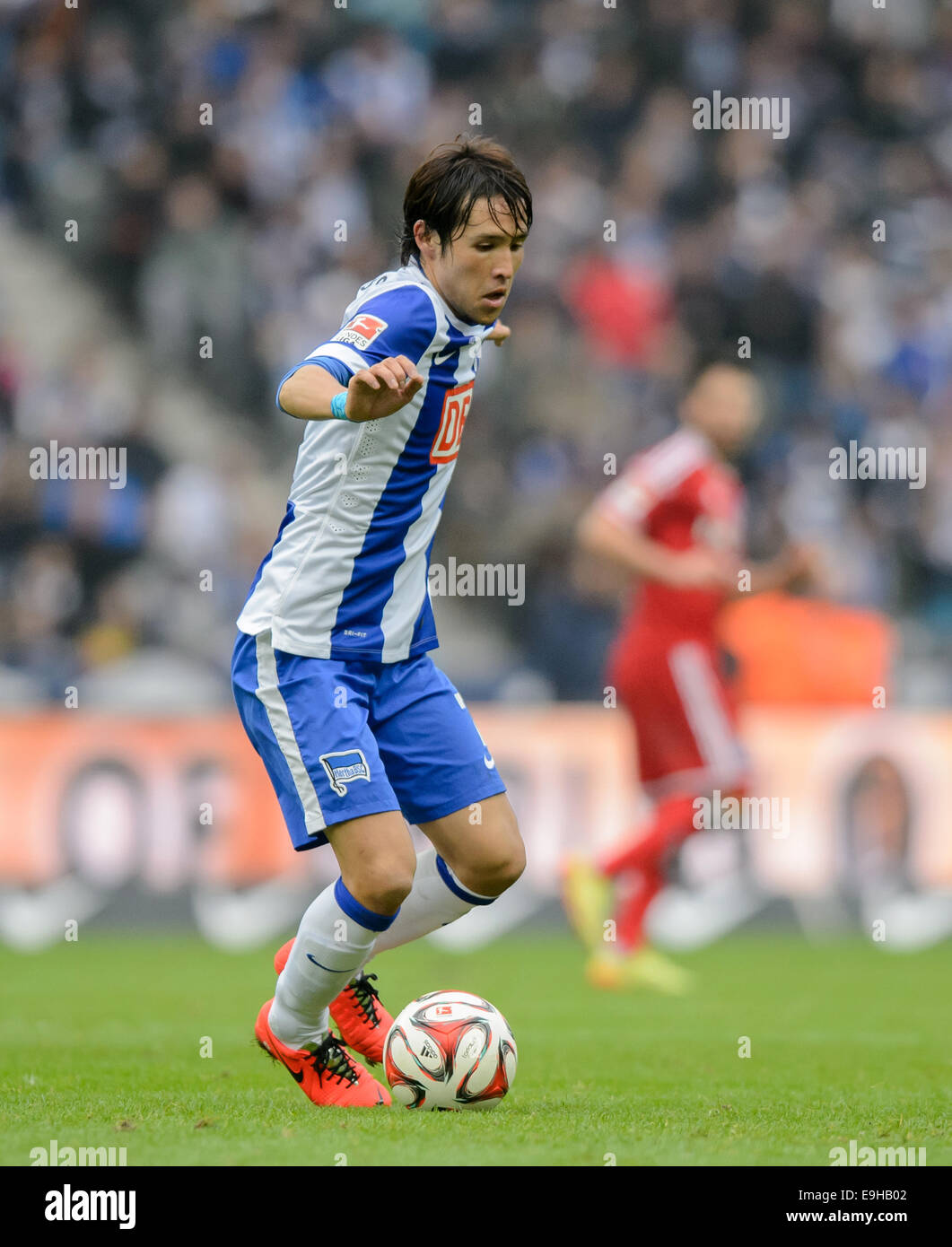 Berlin's Hajime Hosogai during the German Bundesliga football match ...