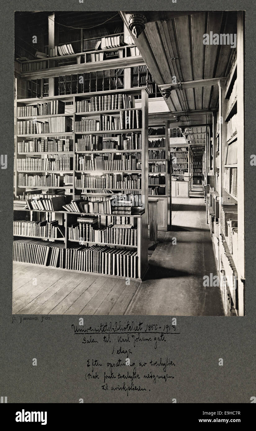 This photograph showcases the Universitetsbiblioteket (University ...