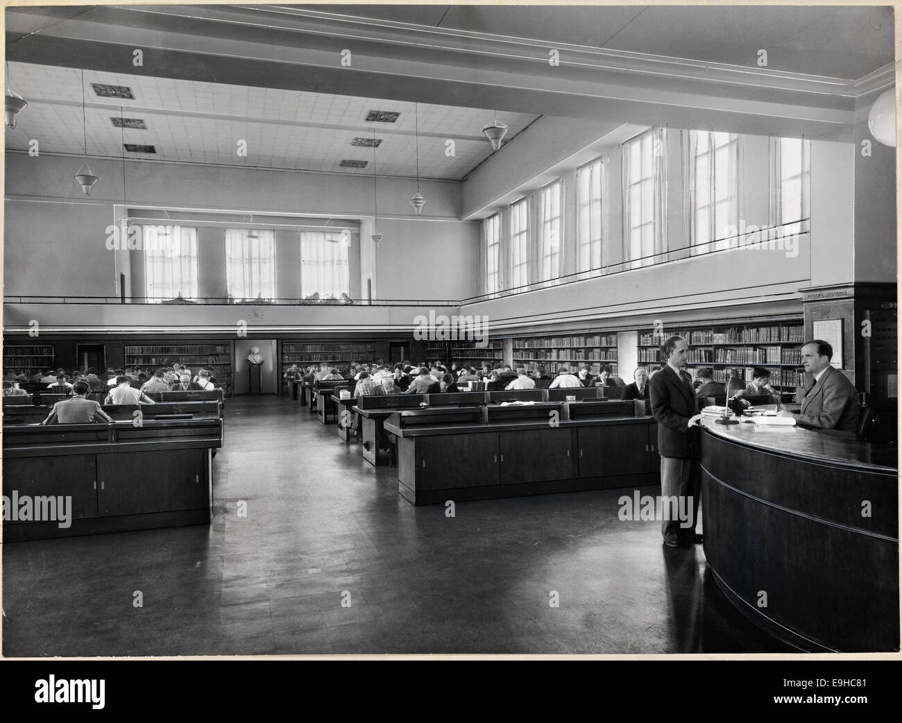 An image of the reading room at the University Library of Norway ...