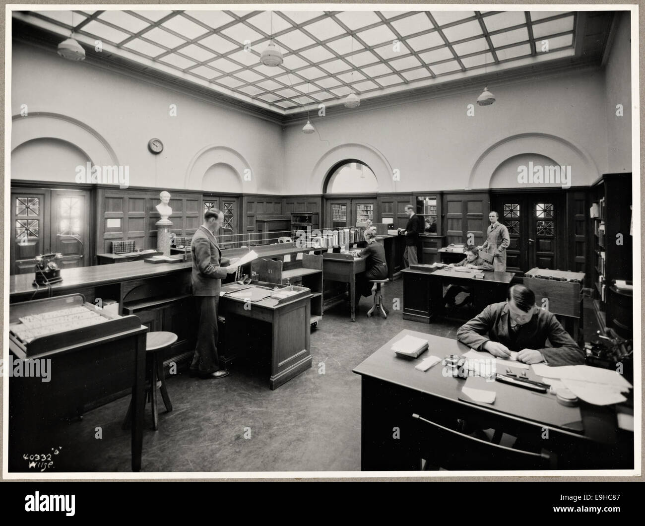 A historic photograph of Norwegian library history, captured by Anders ...