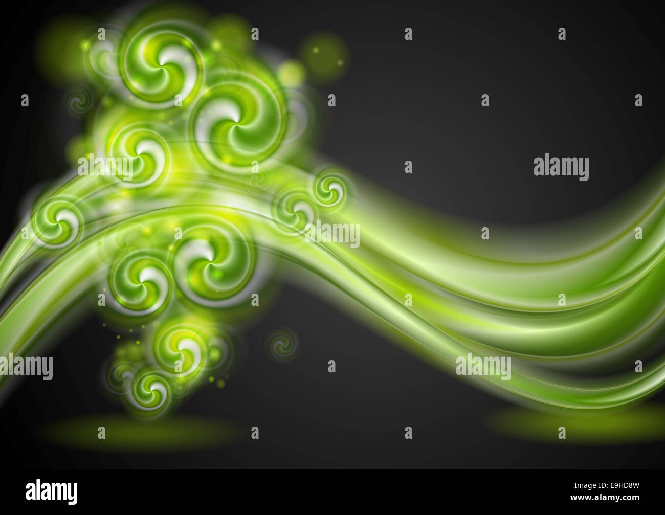 Green iridescent elements hi-res stock photography and images - Alamy