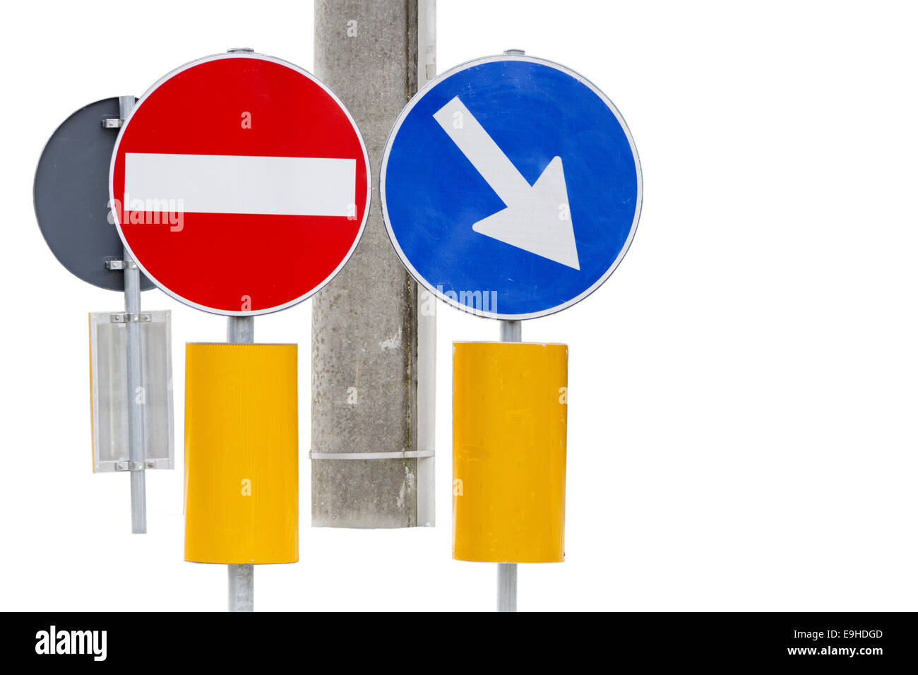Traffic signs Cut Out Stock Images & Pictures - Alamy