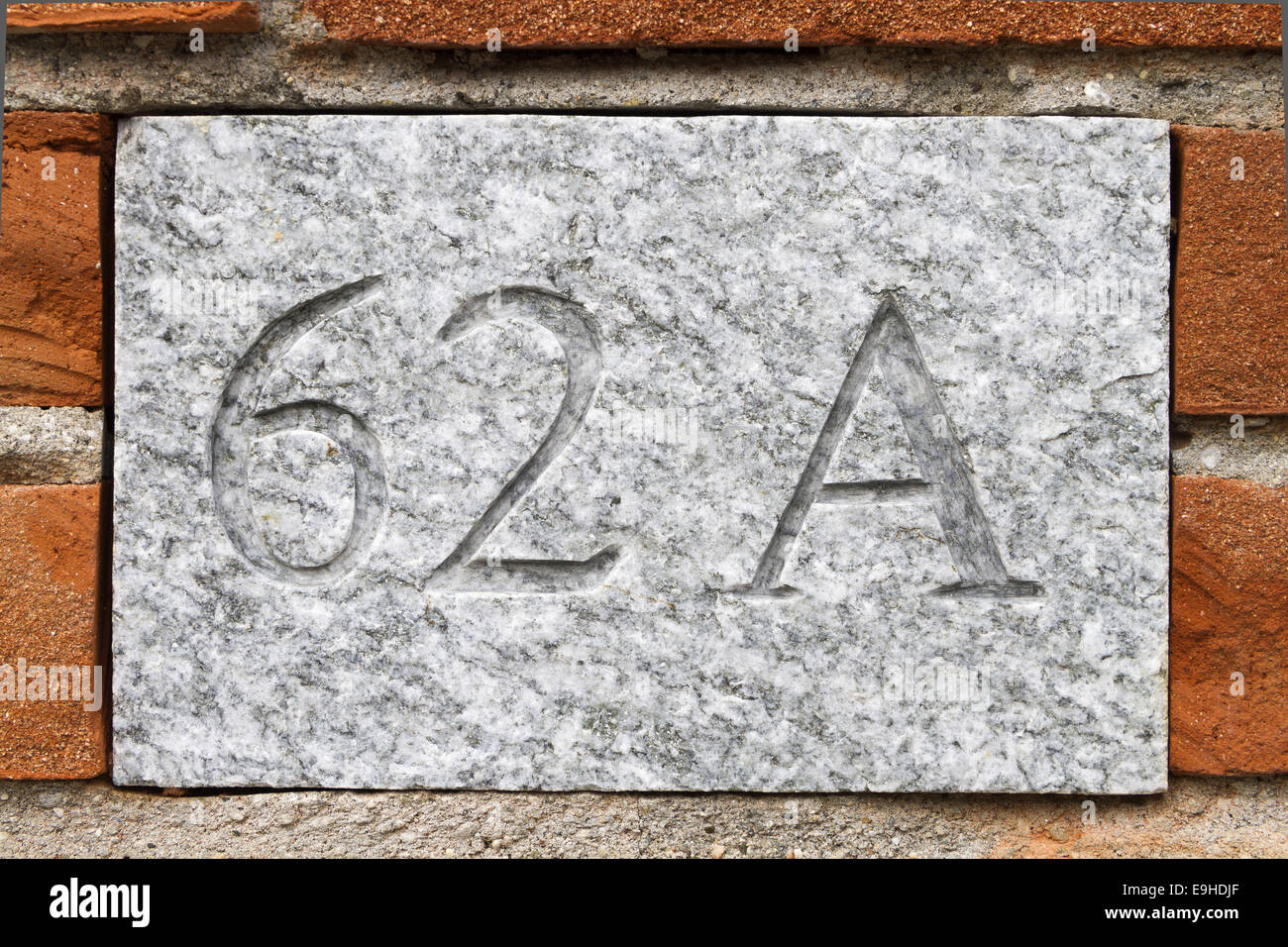 house number 62 A Stock Photo - Alamy