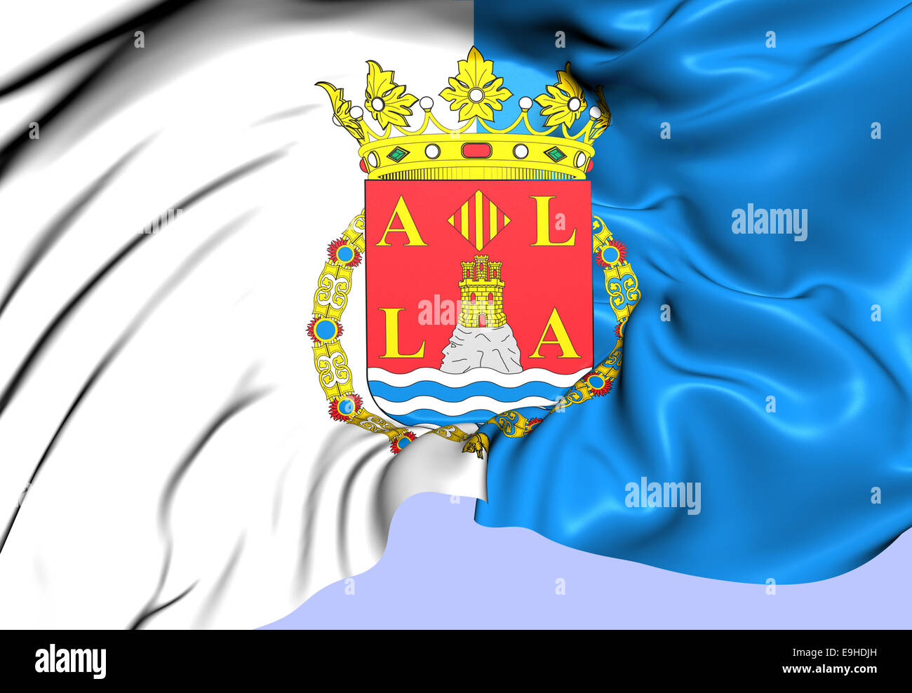 Flag of Alicante Stock Photo - Alamy