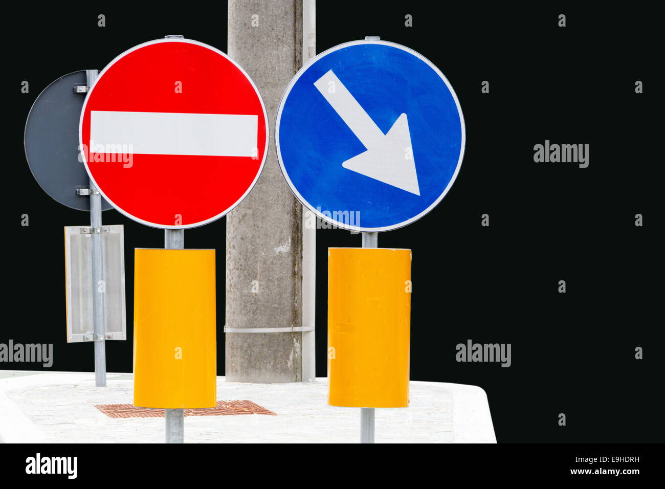 Road signs cut out hi-res stock photography and images - Alamy