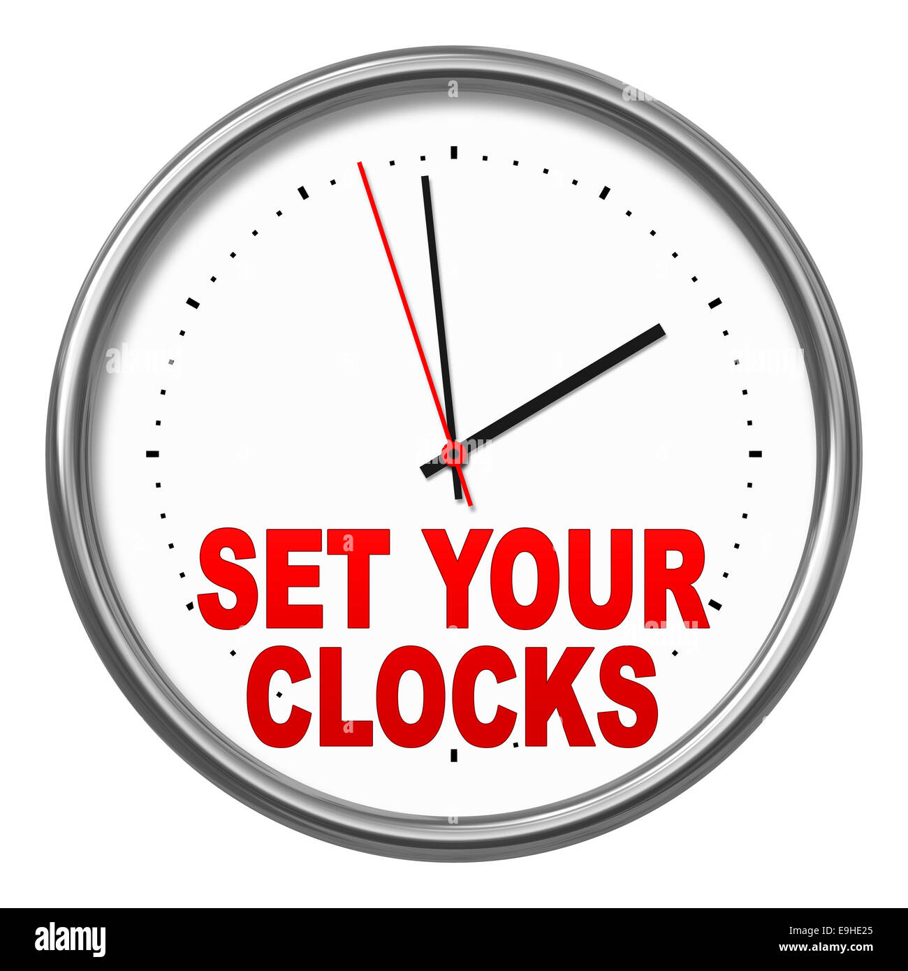 set your clocks Stock Photo - Alamy