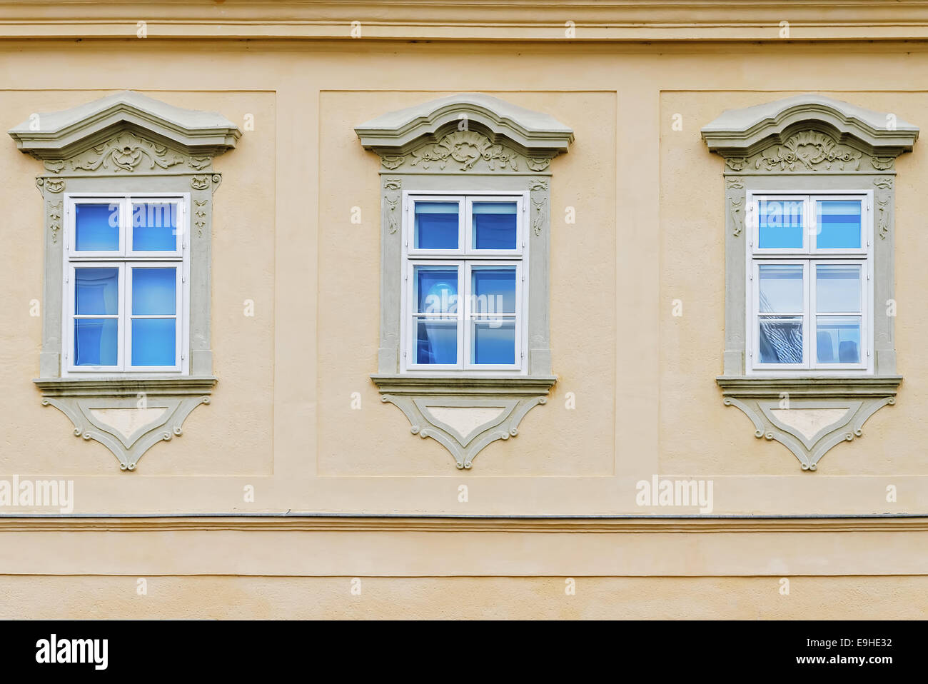 Three windows hi-res stock photography and images - Alamy