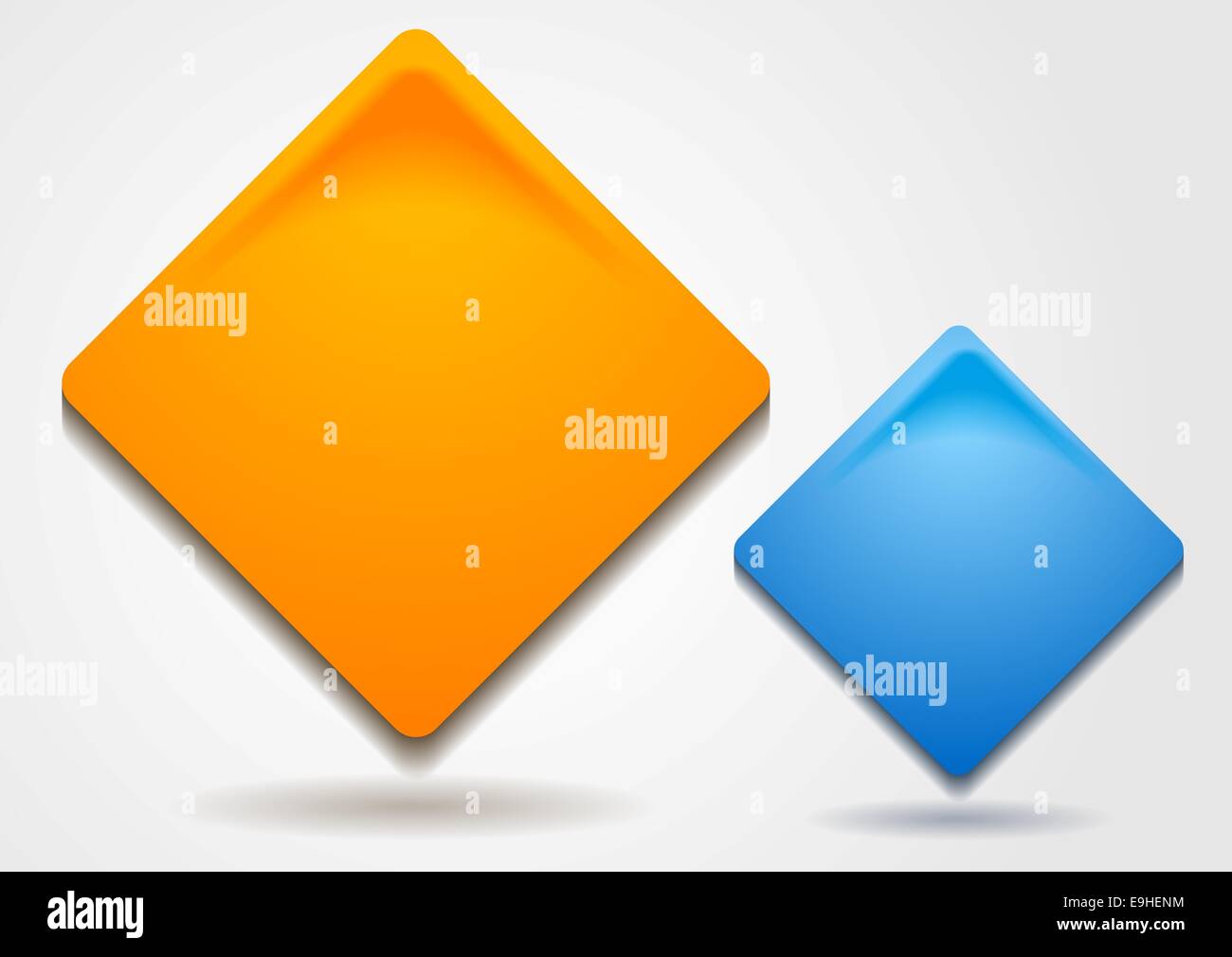 Abstract colourful square signs. Vector background Stock Photo - Alamy