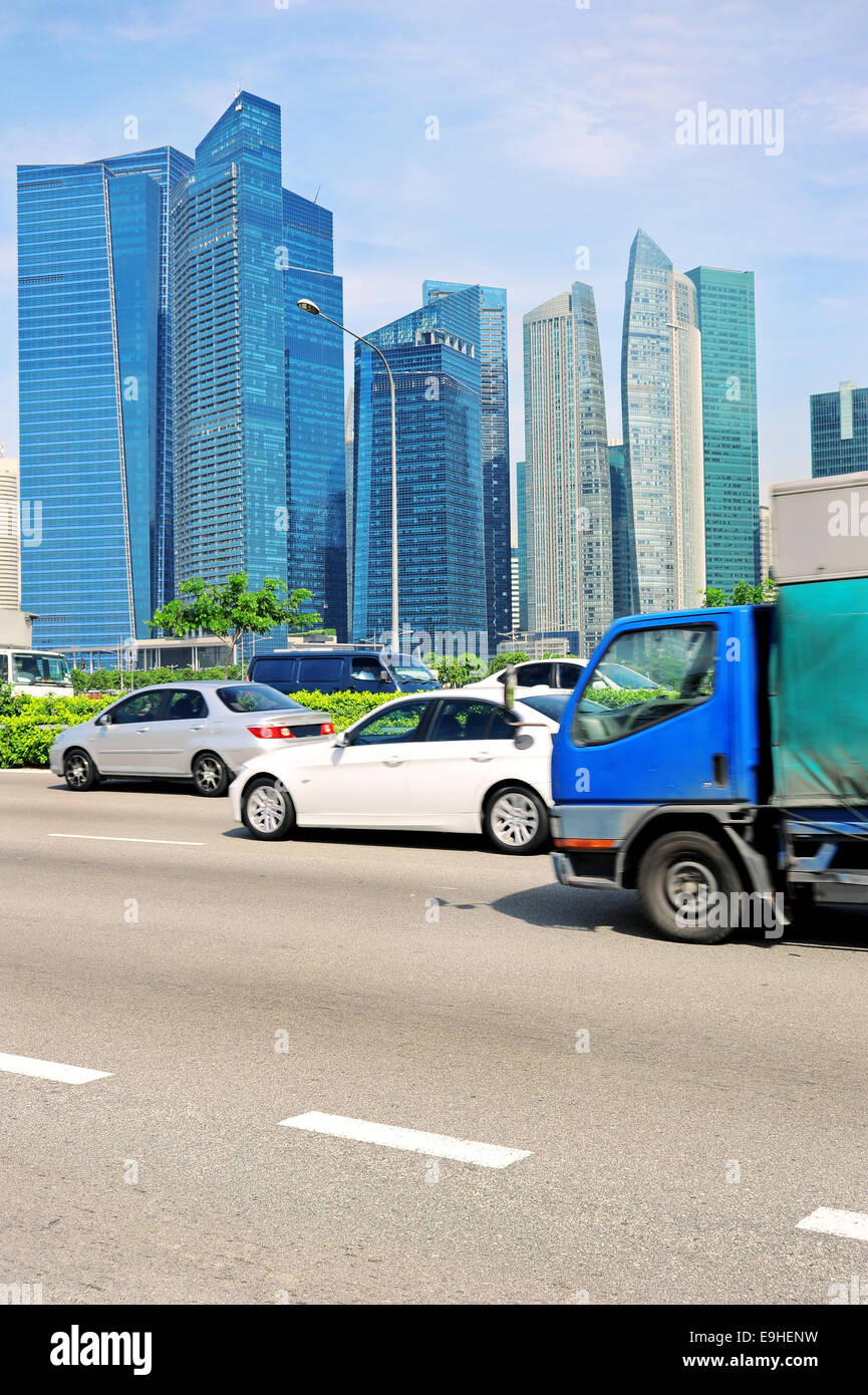 Singapore traffic hi-res stock photography and images - Alamy