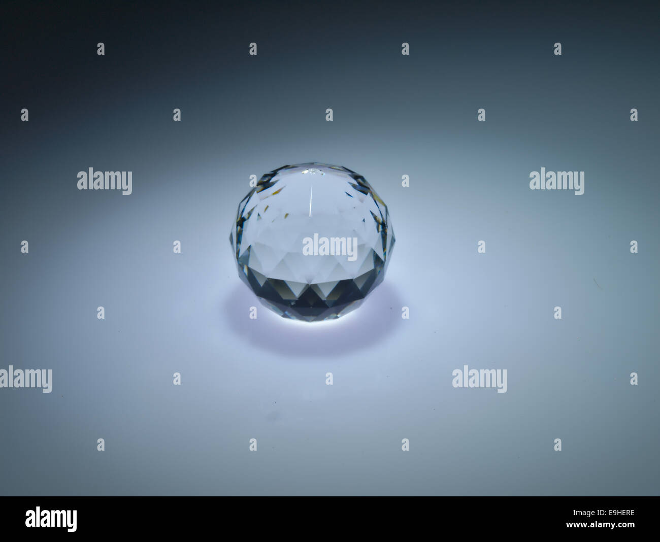 Crystal shape on white background Stock Photo - Alamy