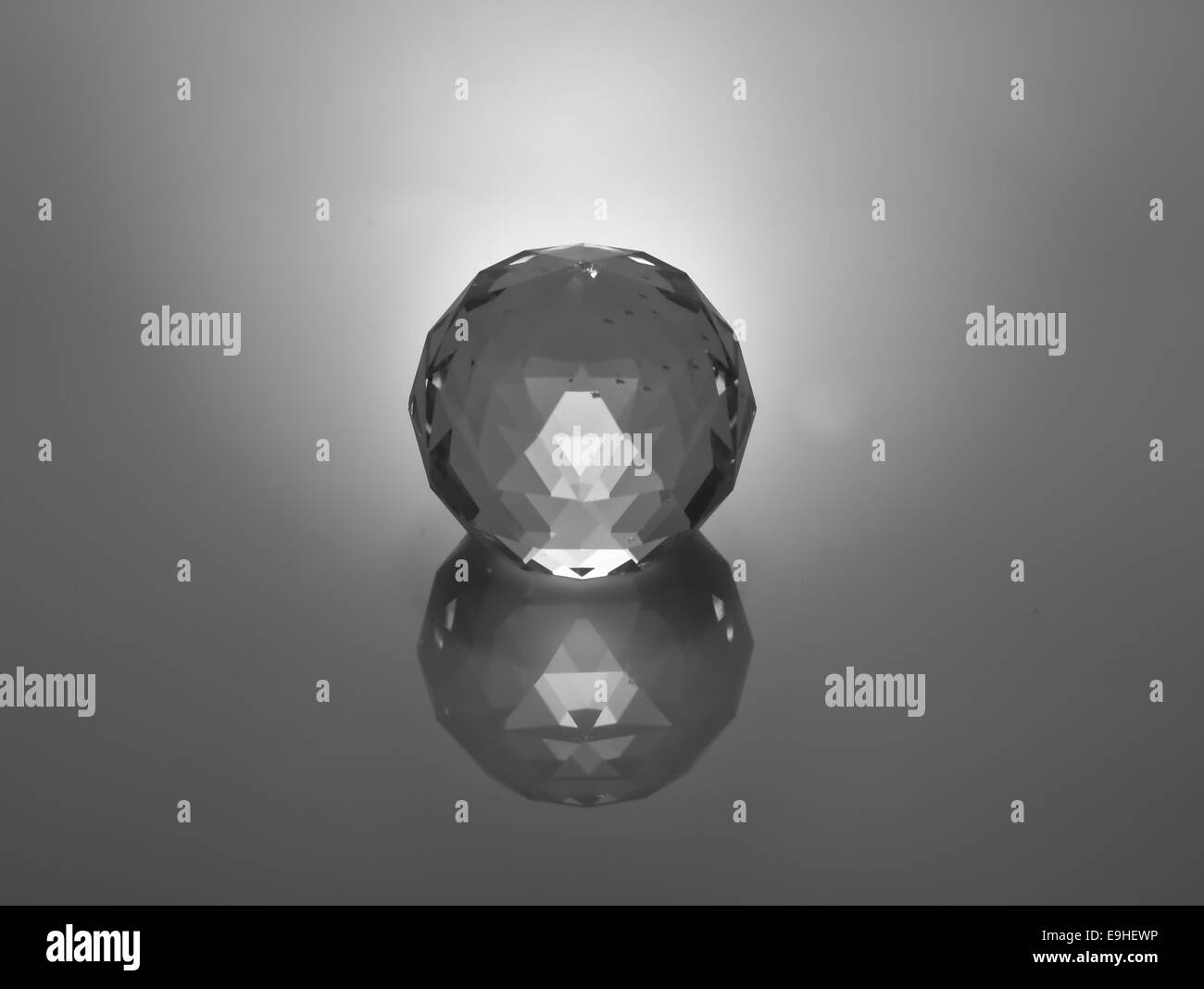 Crystal shape on white background Stock Photo - Alamy