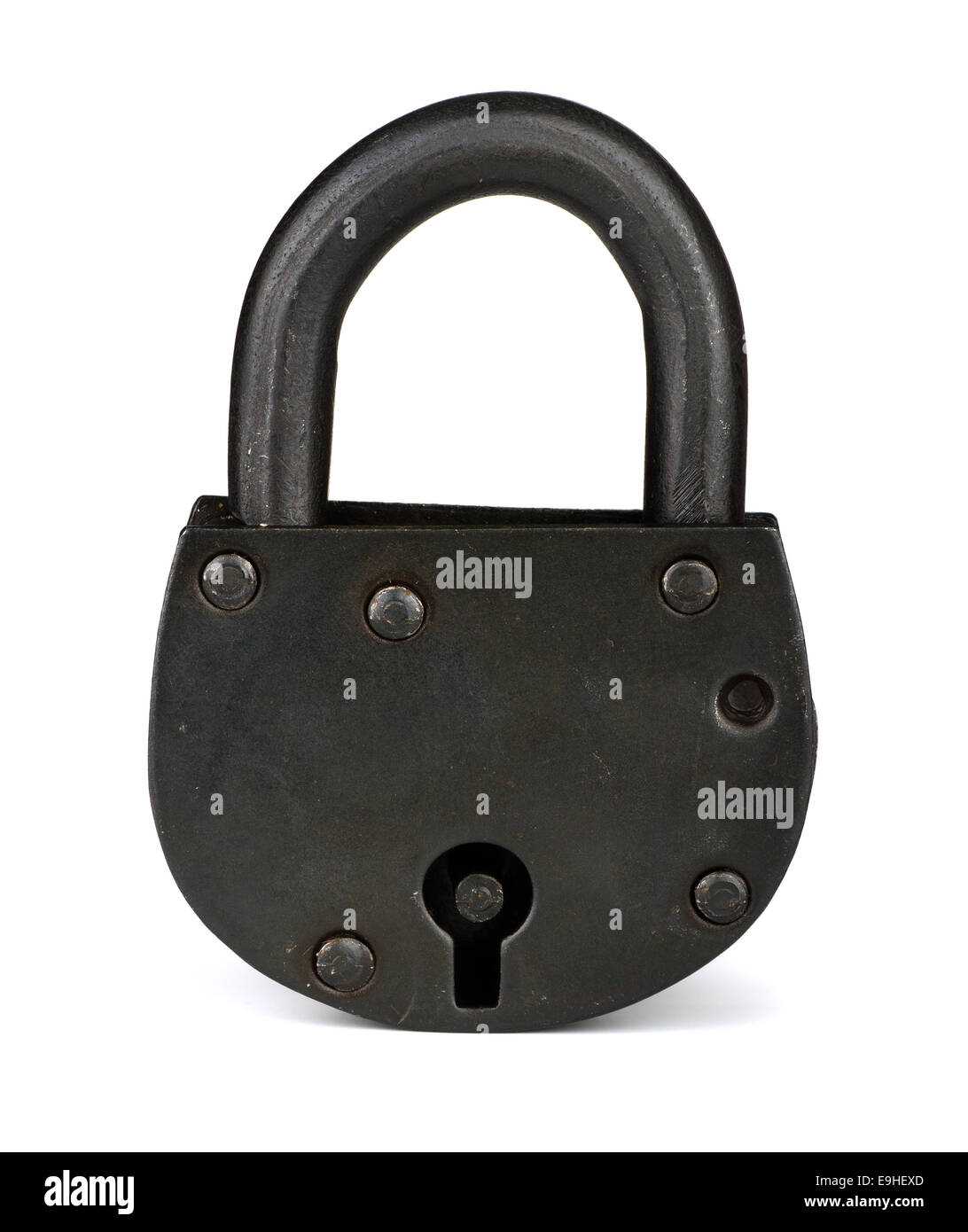 Old pad lock Cut Out Stock Images & Pictures - Alamy