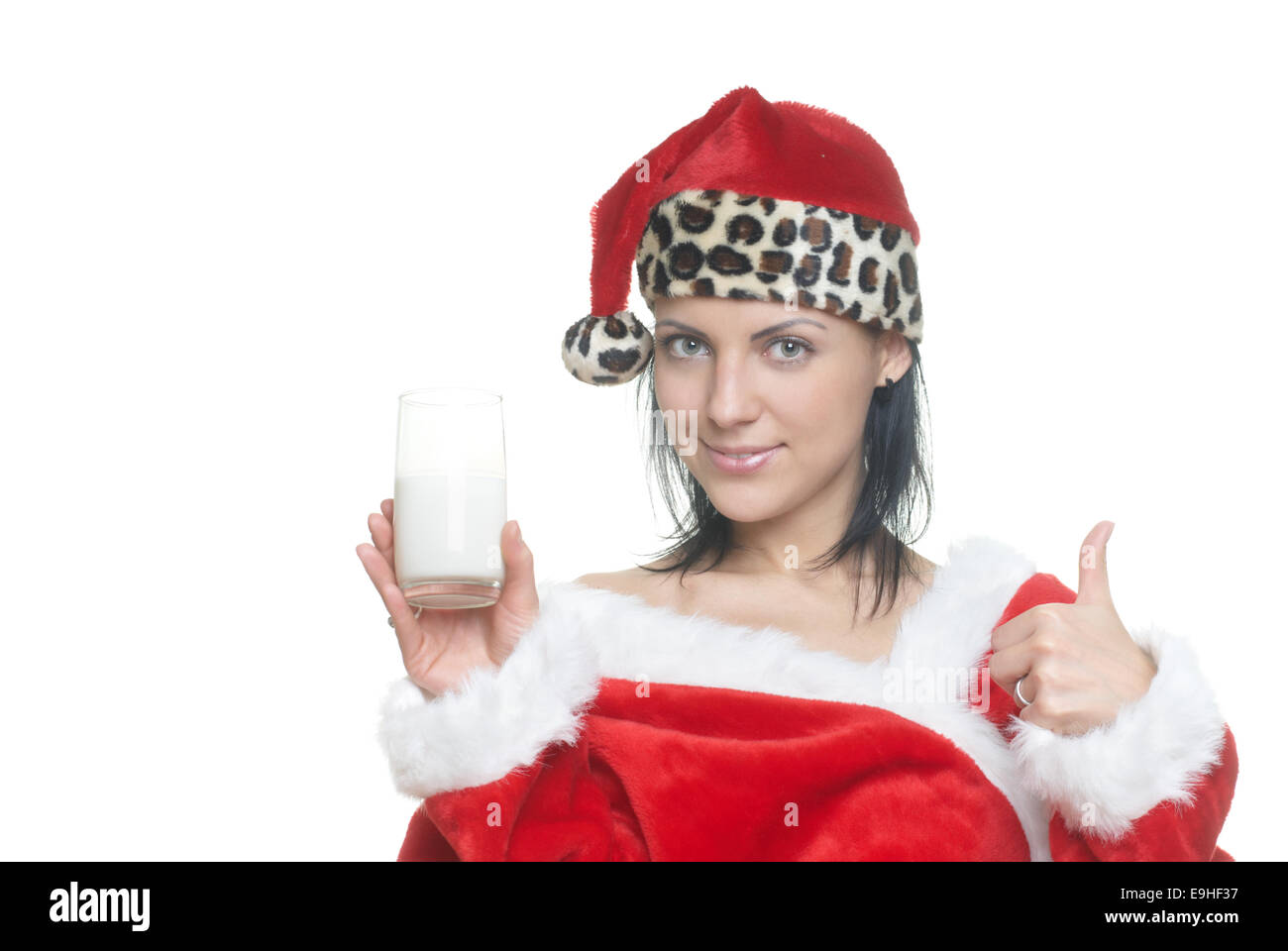 Santa claus drinking milk hi-res stock photography and images - Alamy