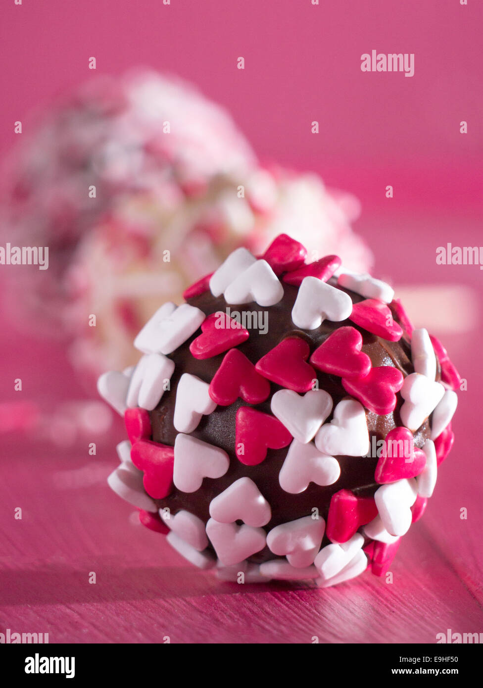 Cake Pops with colorful sprinkles Stock Photo - Alamy