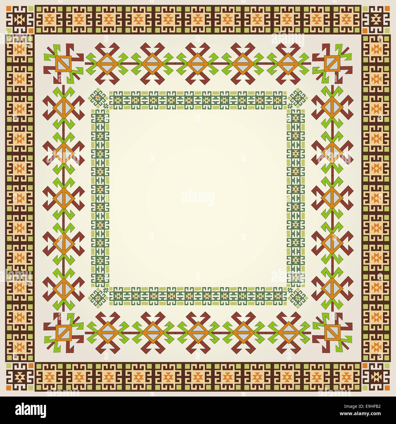 Eastern floral border design hi-res stock photography and images - Alamy