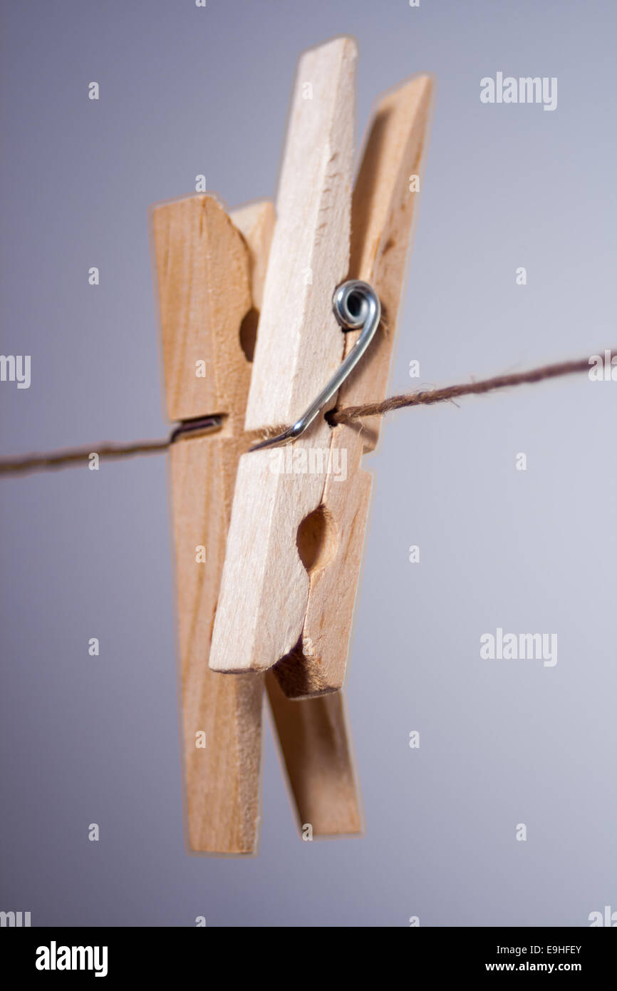 Vintage clothespins hi-res stock photography and images - Alamy