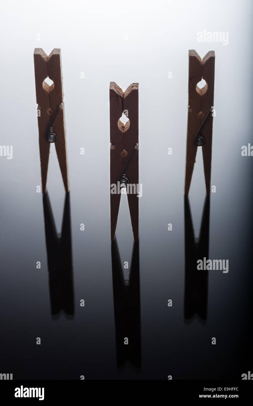 Vintage clothespins hi-res stock photography and images - Alamy
