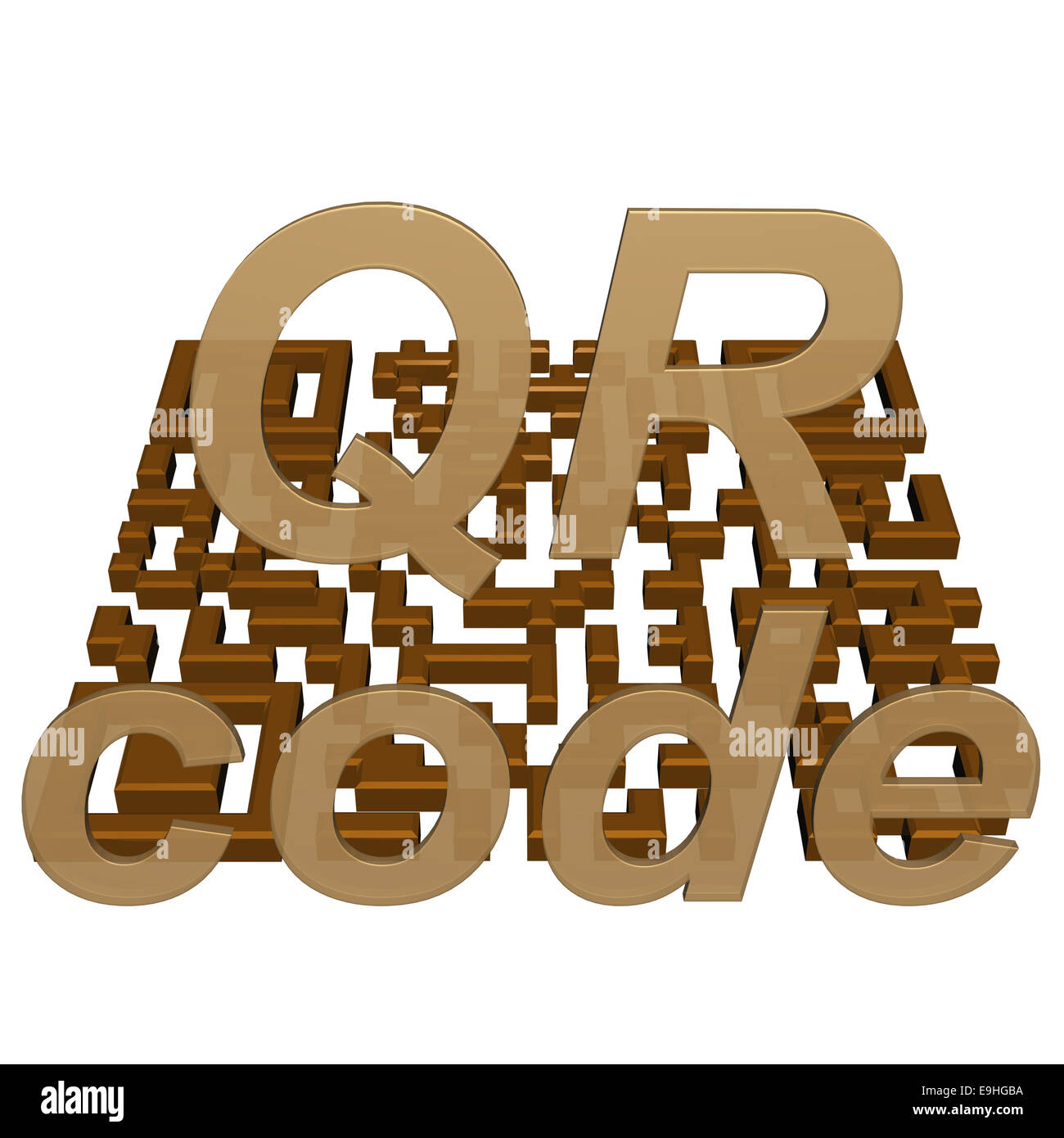 Qr shape hi-res stock photography and images - Alamy