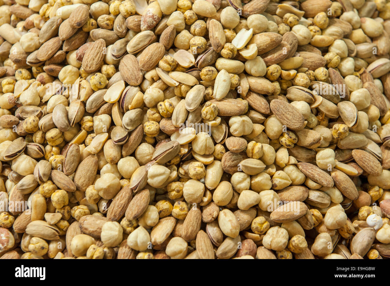 Mixed nuts background Stock Photo - Alamy