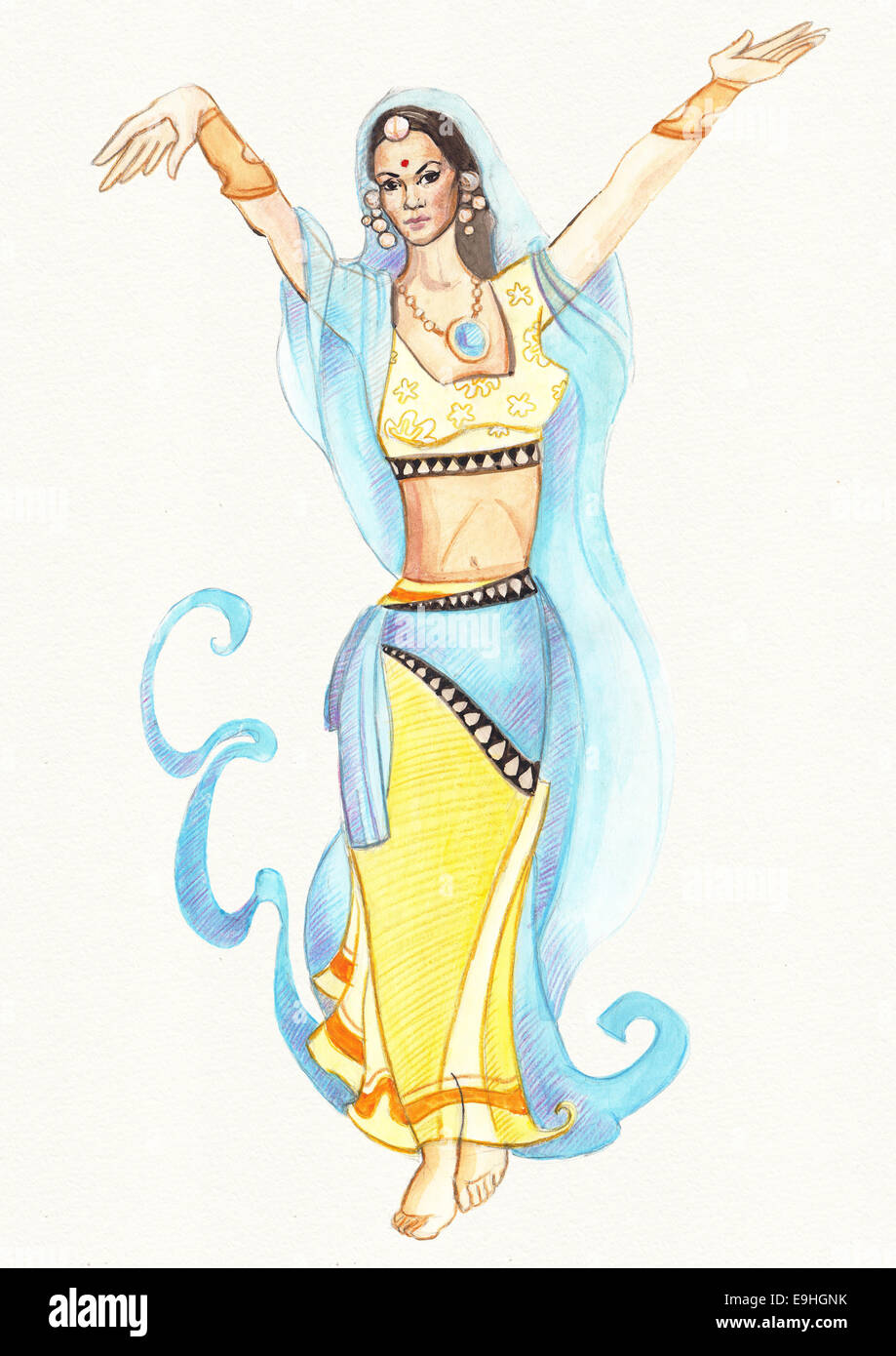 Indian culture paintings Cut Out Stock Images & Pictures - Alamy