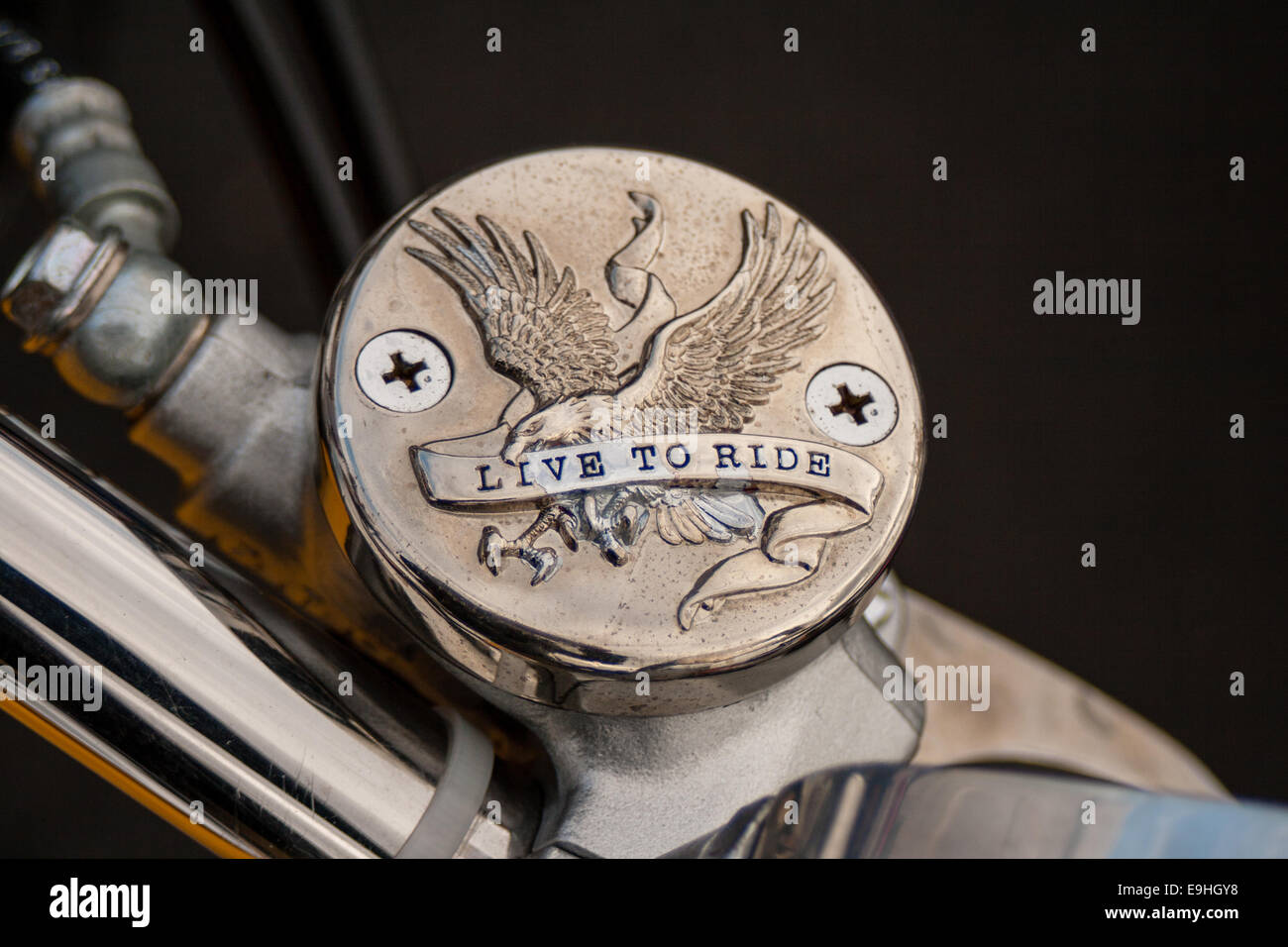 Motorcycle emblem hi-res stock photography and images - Alamy
