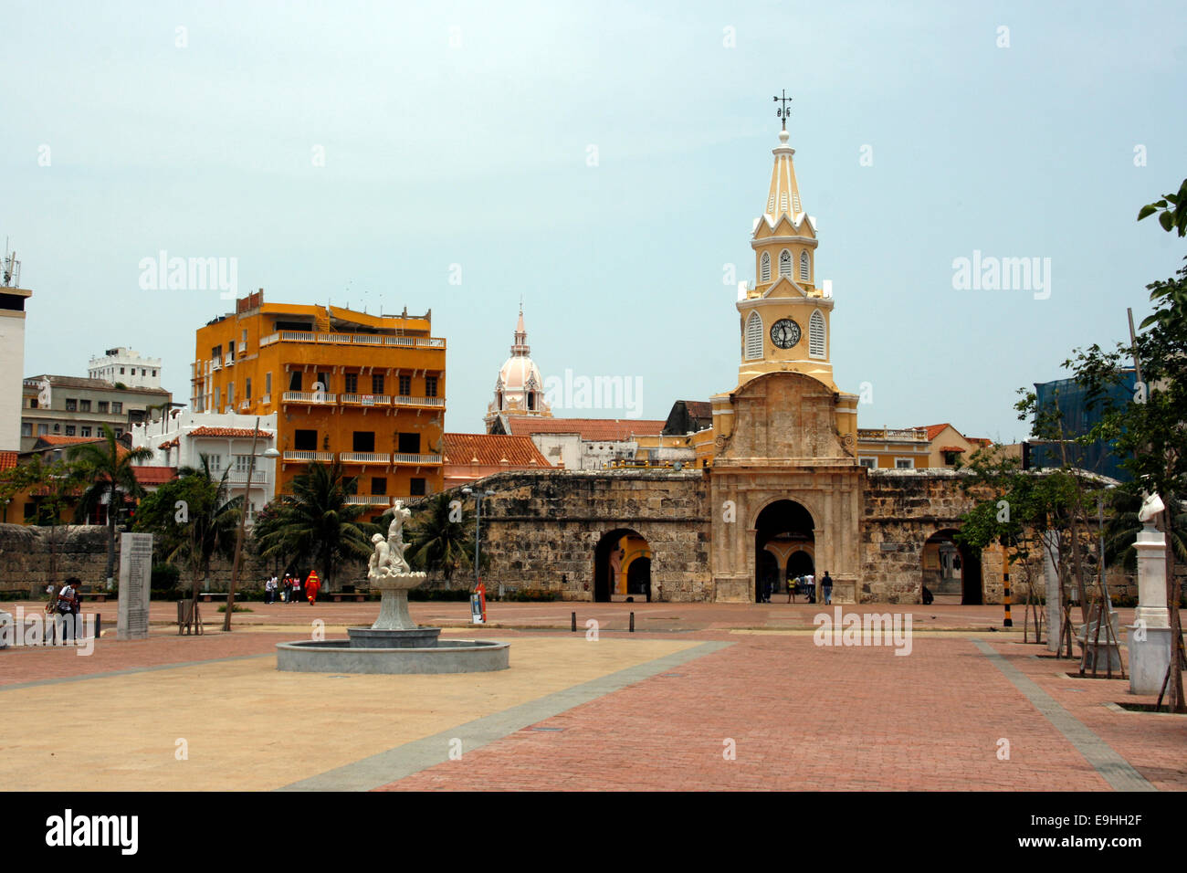 The Clocktower Gate in Cartagena, Colombia Stock Photo - Alamy