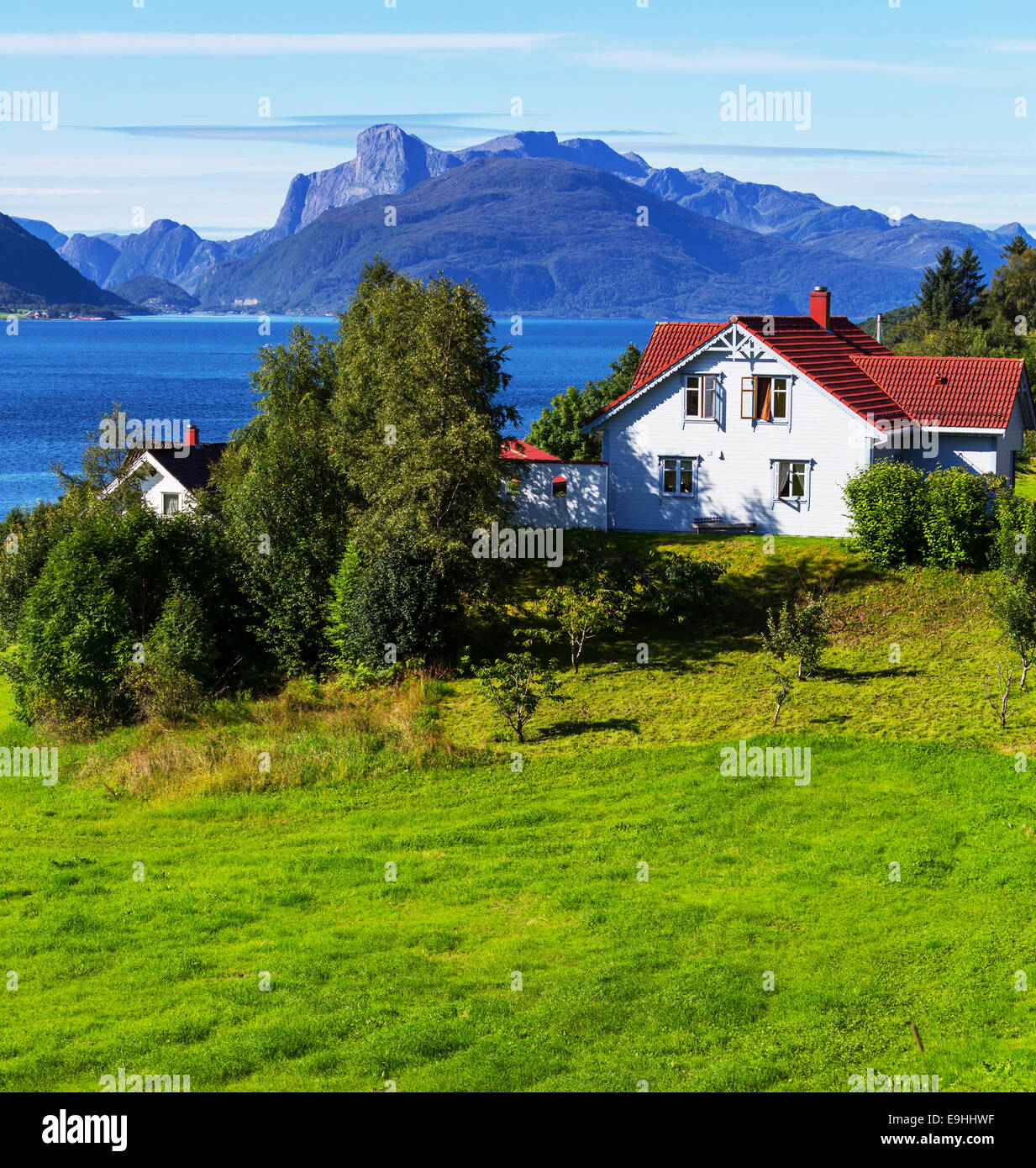 Huts in Norway Stock Photo - Alamy