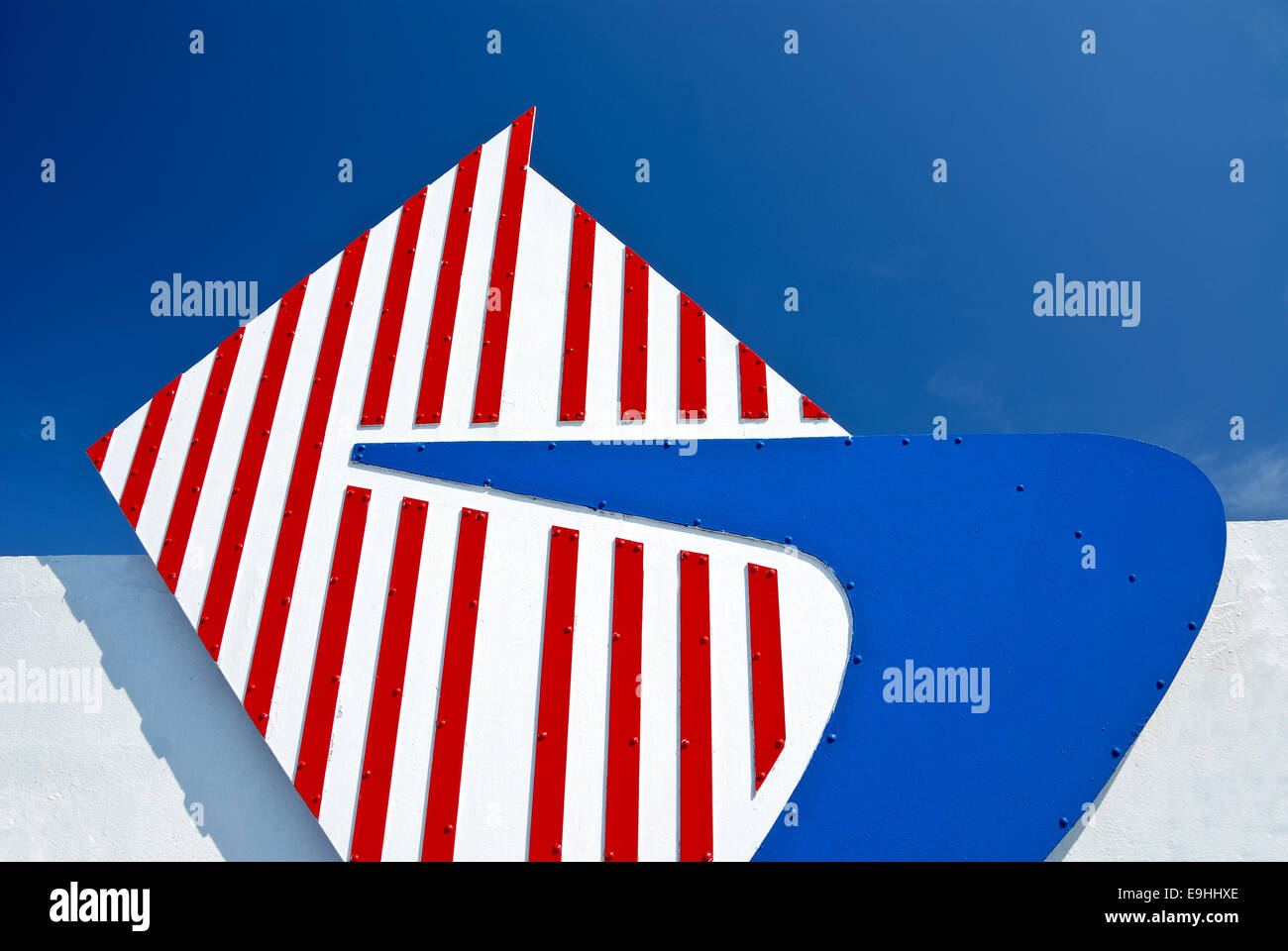 Corporate sign shipping company Stock Photo - Alamy