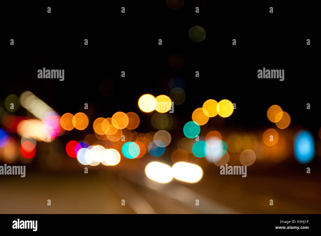 abstract city lights Stock Photo - Alamy