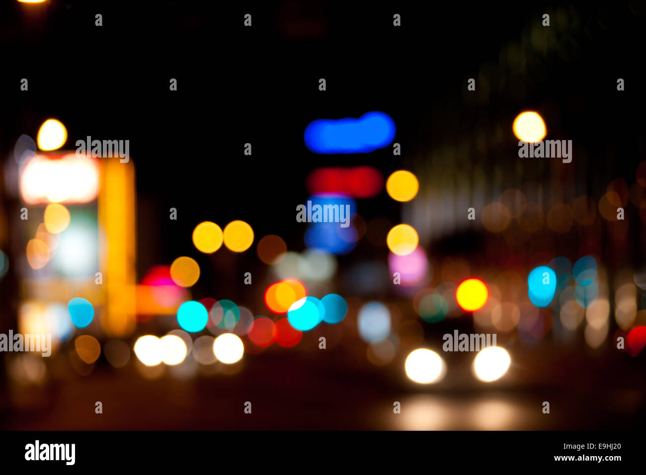 Abstract lights city hi-res stock photography and images - Alamy