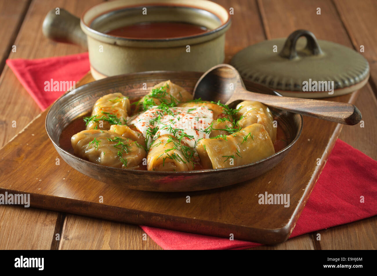 Golubtsy. Stuffed cabbage leaves. Poland Russia Ukraine Food Stock ...