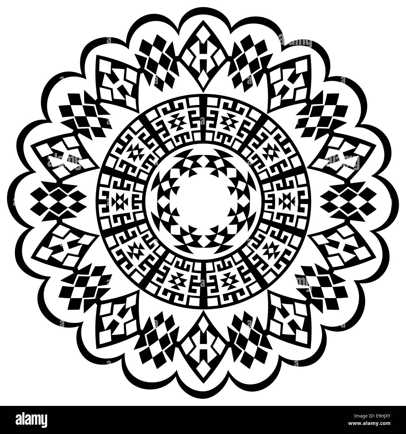 Black And White Circle Designs